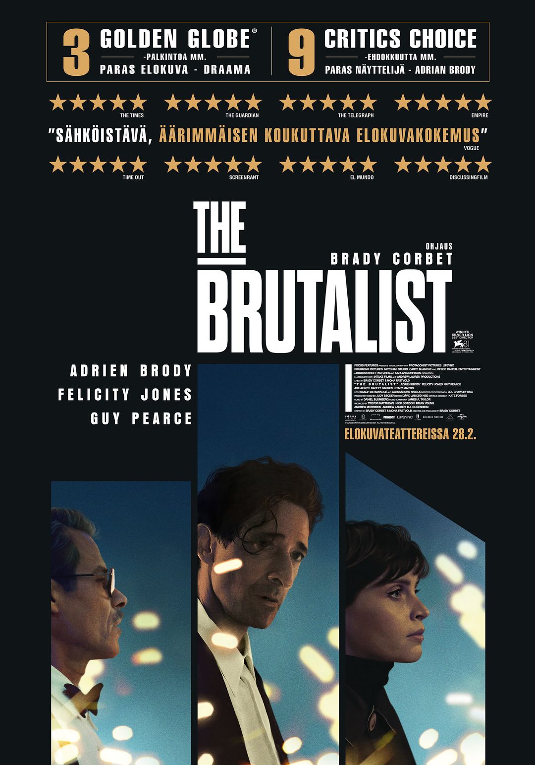The Brutalist – Kinot